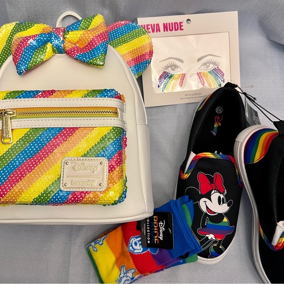 Loungefly | Bags | Loungefly Pride Disney Bundle | Poshmark